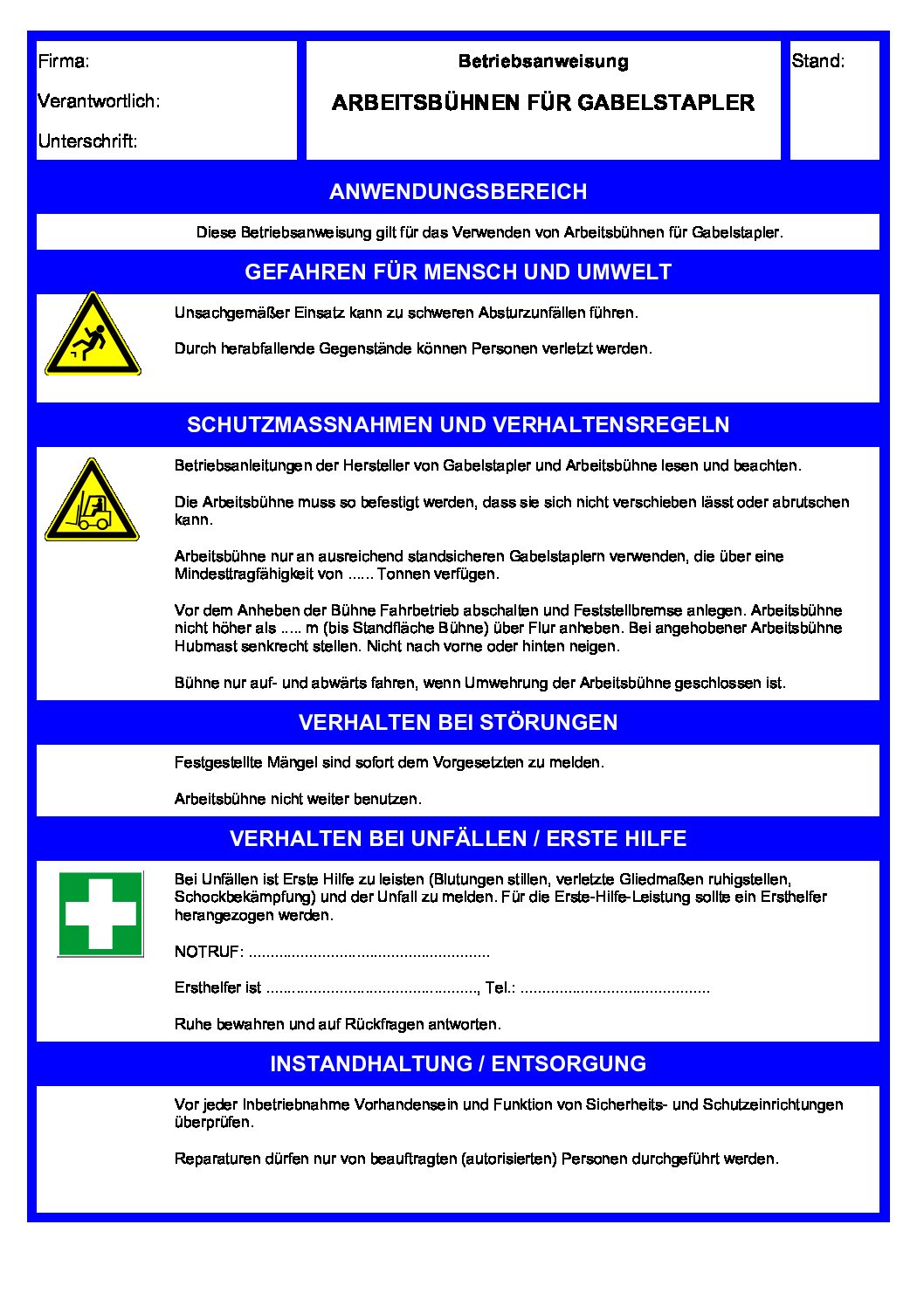 Technische Dokumentation: Unterschiede Betriebsanleitung ...